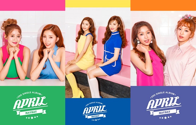 April《MAYDAY》分組概念照 - Kpopn