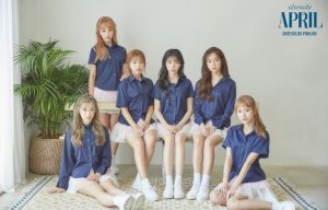 April 迷你五輯《The Blue》專輯曲目表公開 - Kpopn