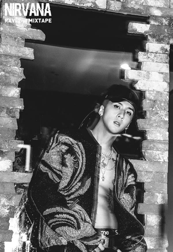 Ravi 全新 Mixtape《NIRVANA》概念照公開，大秀結實腹肌！ - Kpopn