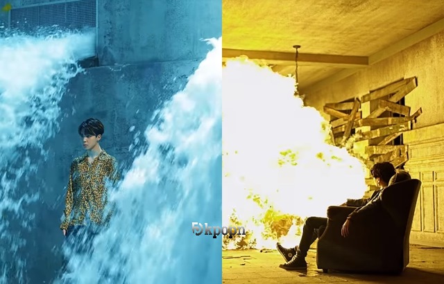 BTS《FAKE LOVE》MV 拍攝現場公開，真實的大水、大火、爆破！ - Kpopn