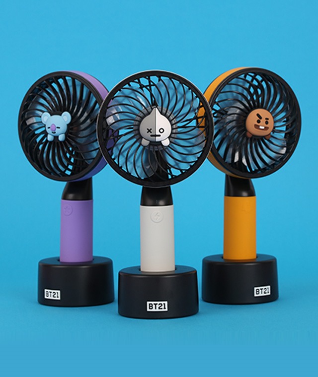 再度追擊你的心！BT21 推出造型摺疊風扇陪你度過夏季！ - Kpopn