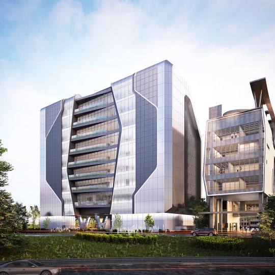 梁玄錫得意公開 YG 新大樓金碧輝煌的 3D 外觀示意圖 - Kpopn