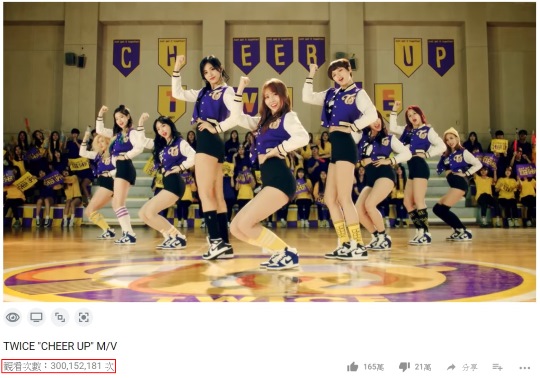TWICE 回歸前夕《CHEER UP》MV 瀏覽量昨日破三億！ - Kpopn