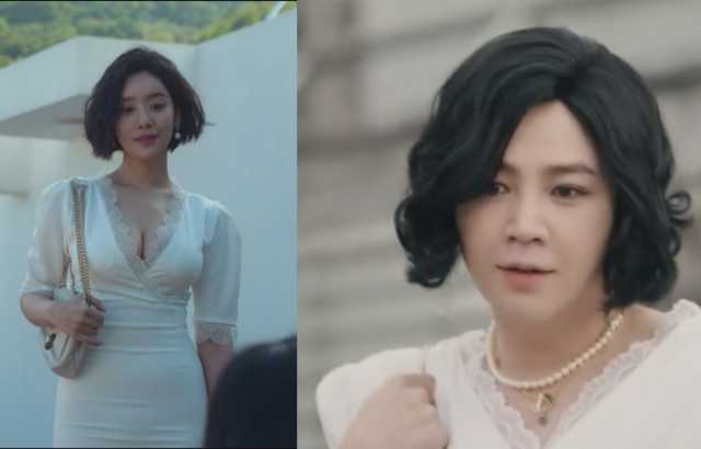 張根碩100%還原《黑暗榮耀》爆乳空姐 「塞胸墊+絕美Wink」豁出去了 - Kpopn