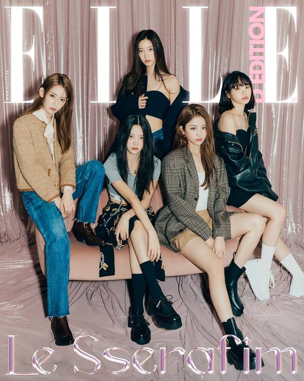 《ELLE》公開 LE SSERAFIM 完美消化巴黎風格的畫報 - Kpopn