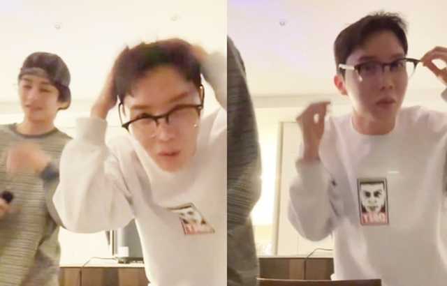 J-Hope入伍前新造型曝光！開直播分享突然被V擁抱羞喊「停下來」 - Kpopn