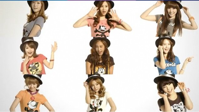 少女時代化身為菲力貓 - Kpopn