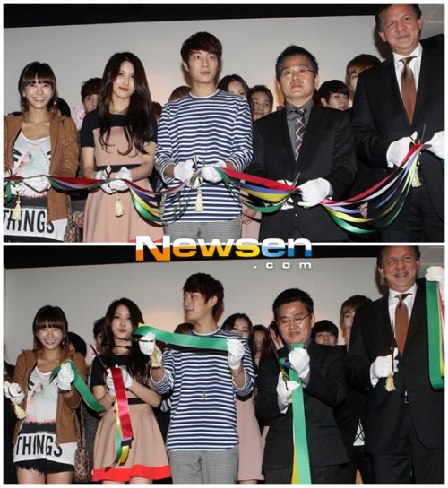 Cube Studio 的開幕儀式 - Kpopn