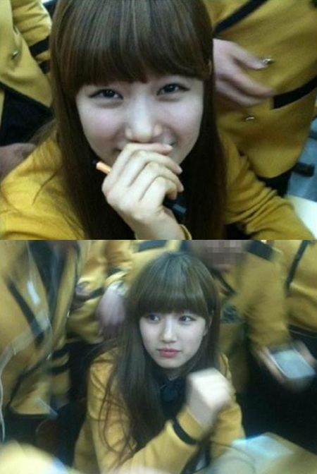 穿著制服的可愛 Suzy - Kpopn