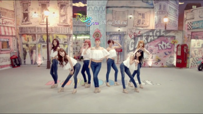 Rainbow 在音中的回歸演出 - Kpopn