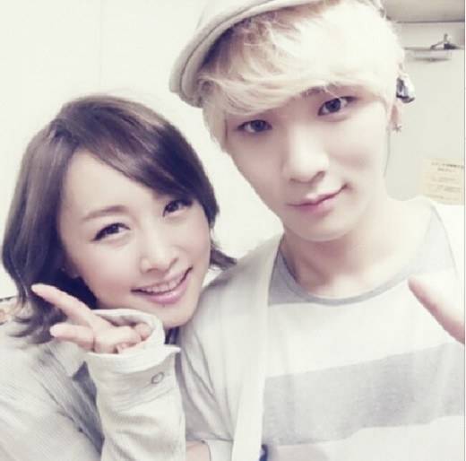 Nicole、Key 的友情合照 - Kpopn