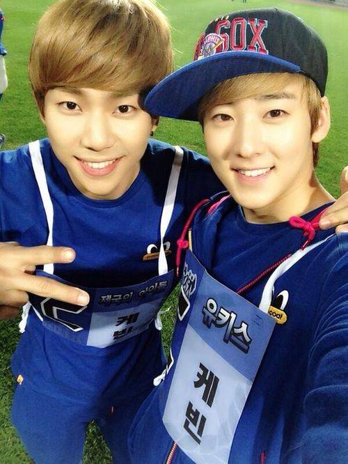 U-Kiss、ZE:A Kevin 合照 - Kpopn