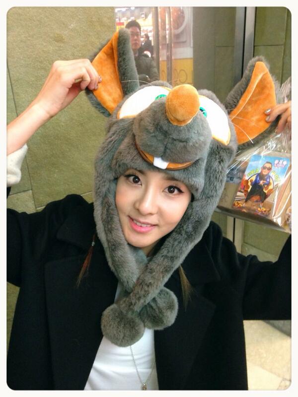 化身大灰鼠的 Dara - Kpopn