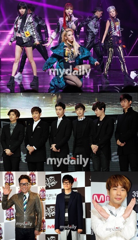 2PM、2NE1 等錄製 RM - Kpopn