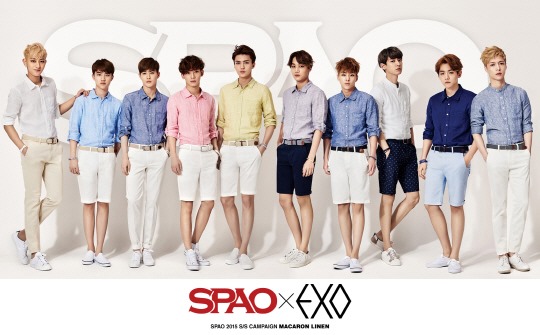 EXO、AOA 代言 SPAO - Kpopn