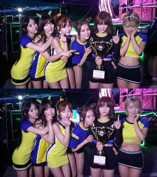 AOA 獲得《秀冠軍》一位 - Kpopn
