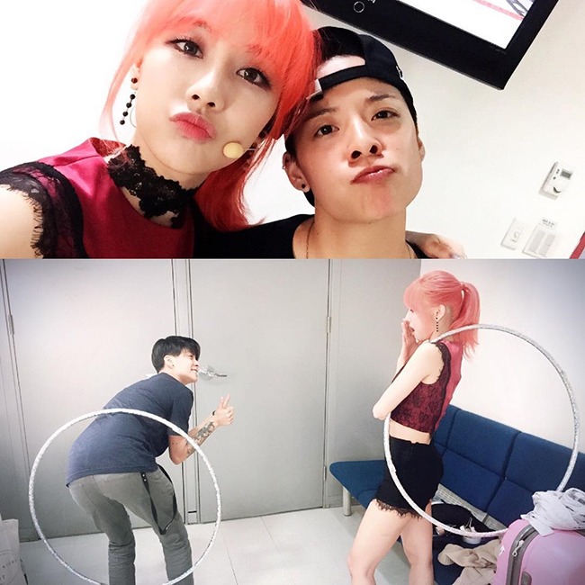 Amber 去應徵當 Fei 的舞者？ - Kpopn