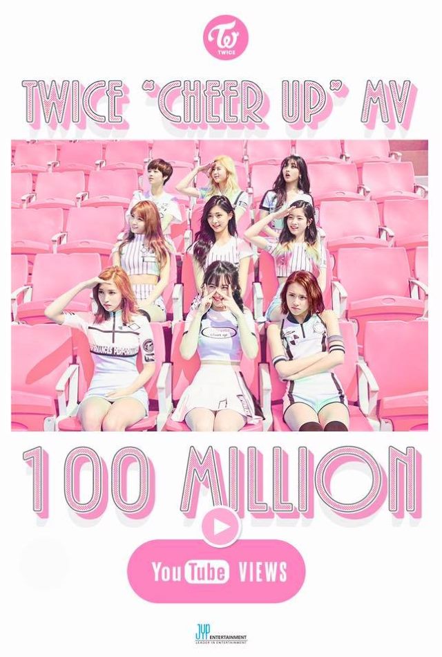 TWICE《CHEER UP》MV 瀏覽人次破億 - Kpopn