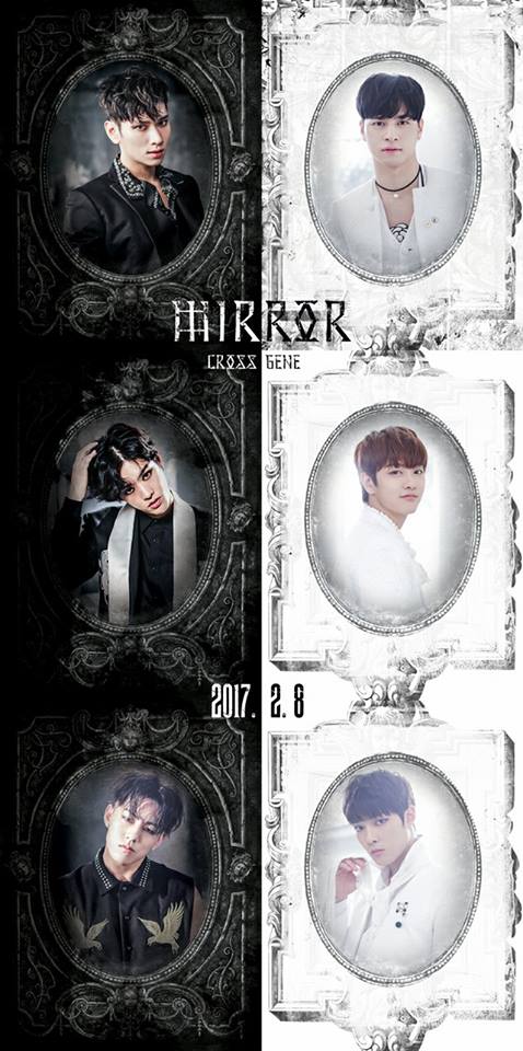 CROSS GENE《MIRROR》黑白概念照 - Kpopn