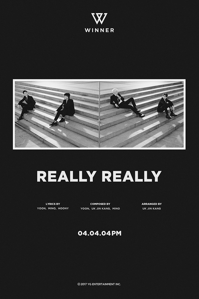 WINNER《REALLY REALLY》海報公開 - Kpopn