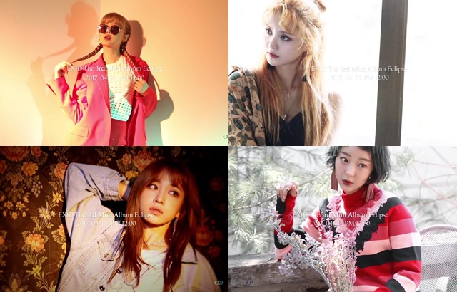 EXID《Eclipse》概念照側拍花絮 - Kpopn