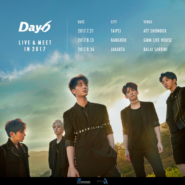 DAY6 海外巡演，7/21 臺北開唱 - Kpopn